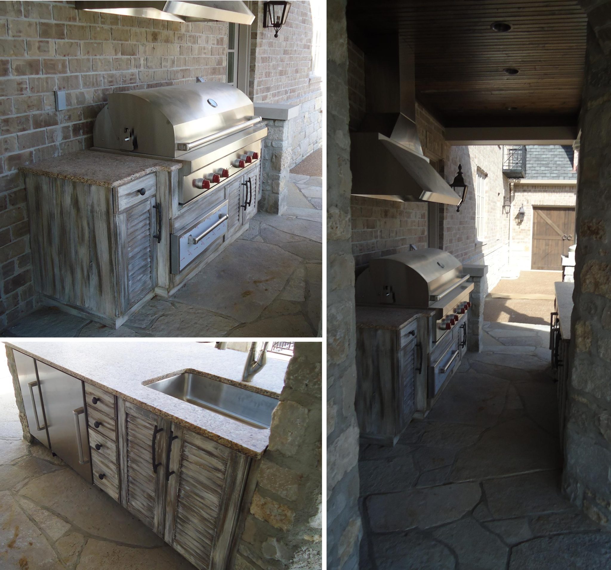 Rustic Outdoor Kitchen Cabinetry - Beck/Allen Cabinetry
